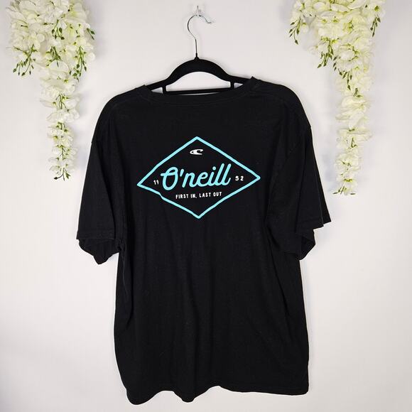 O'Neill | Shirts | Oneill Graphic Tshirt Xl Black Surf Logo Size Xl ...